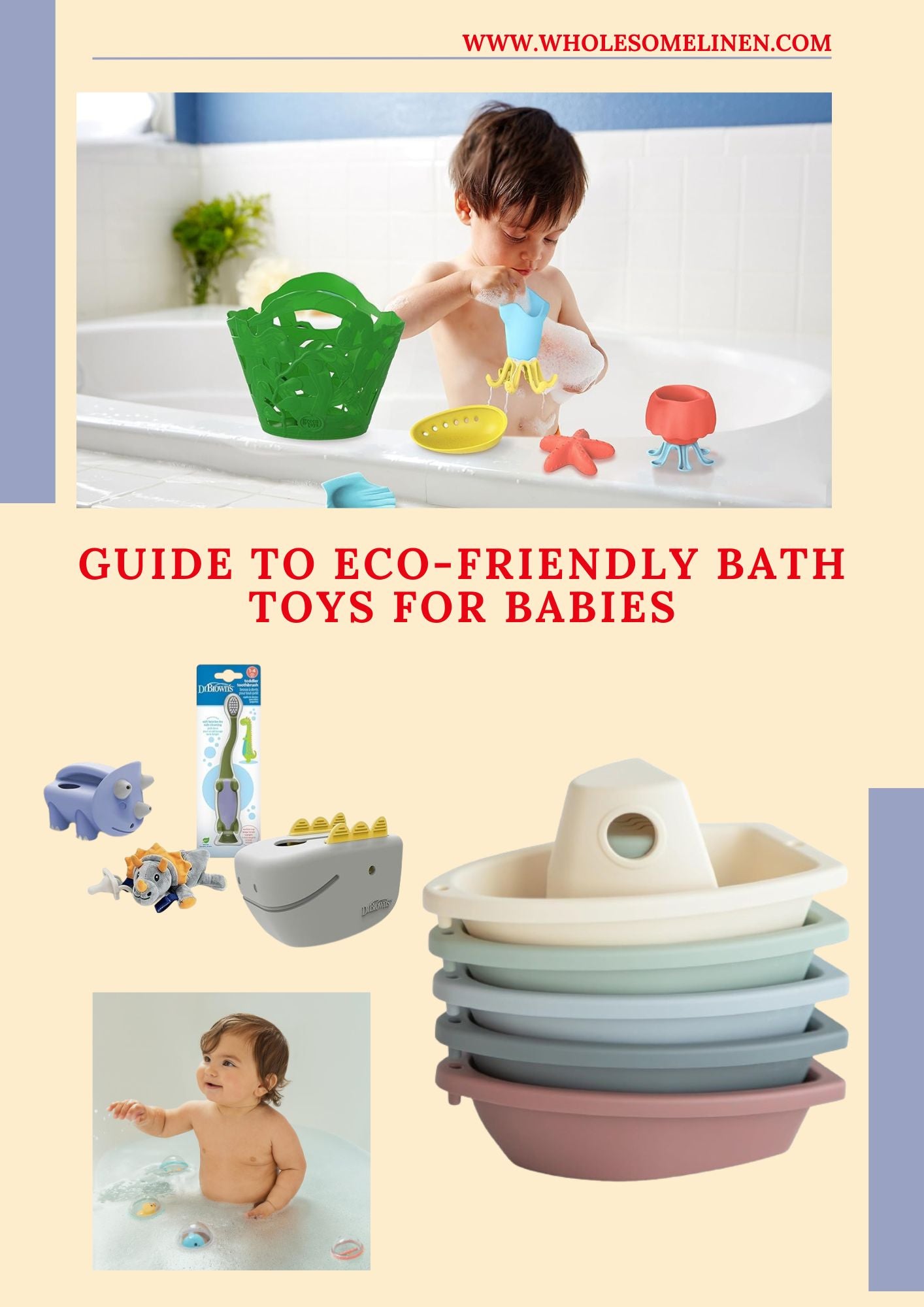 Top 10 Baby Bath Toys for Safe and Fun Bath Time | Wholesome Linen